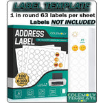 Colemoly Template Downloads for Address Labels & Stickers Vinyl Paper ...